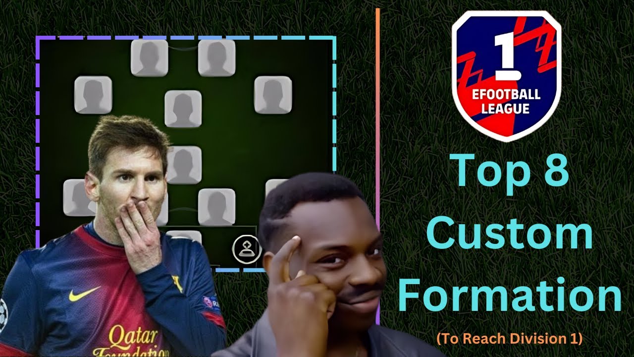 Top 8 Custom Formation To Reach Division 1 | Top Pes Custom Formation ...