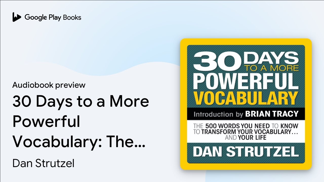 30 Days to a More Powerful Vocabulary: The 500… by Dan Strutzel ...
