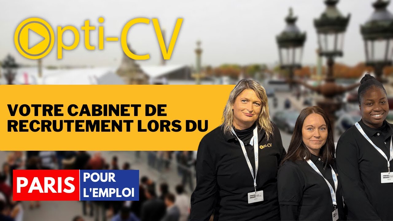 Opti-CV au PARIS POUR L'EMPLOI - YouTube