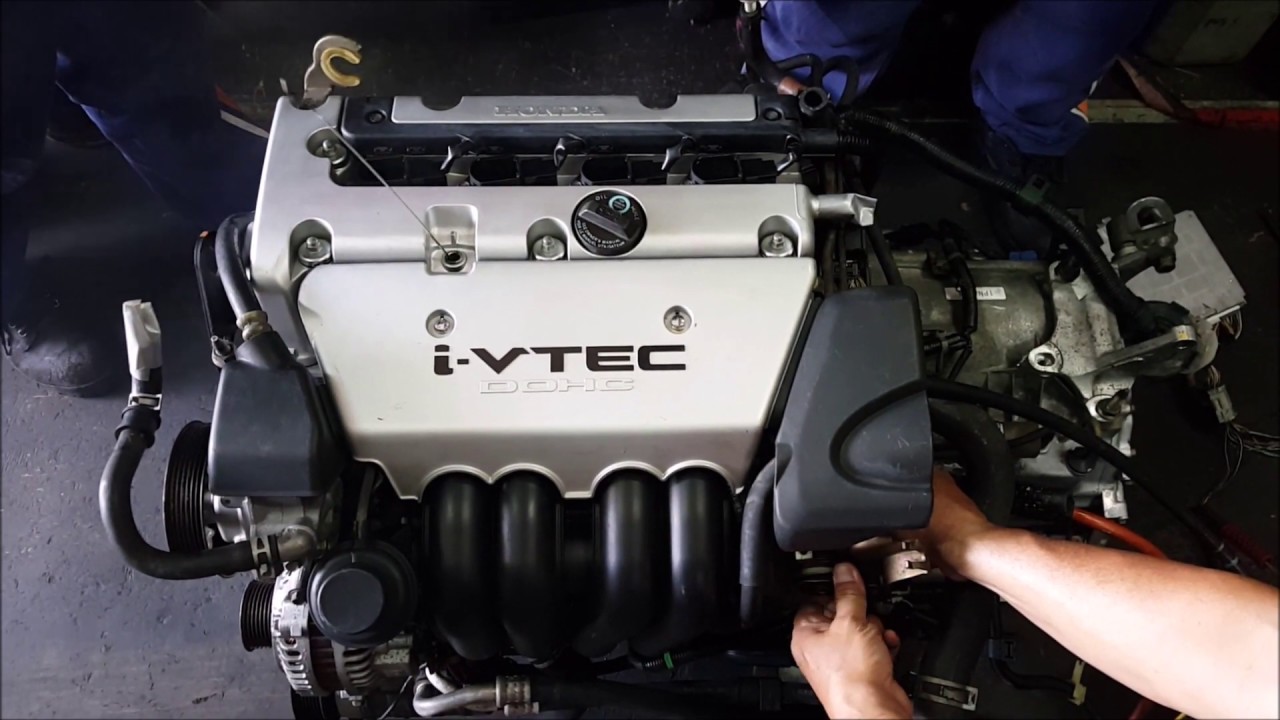 ติดเครื่อง K20A IVTEC 2.0 AT CIVIC ,CRV G2 (start up K20A IVTEC Engine ...