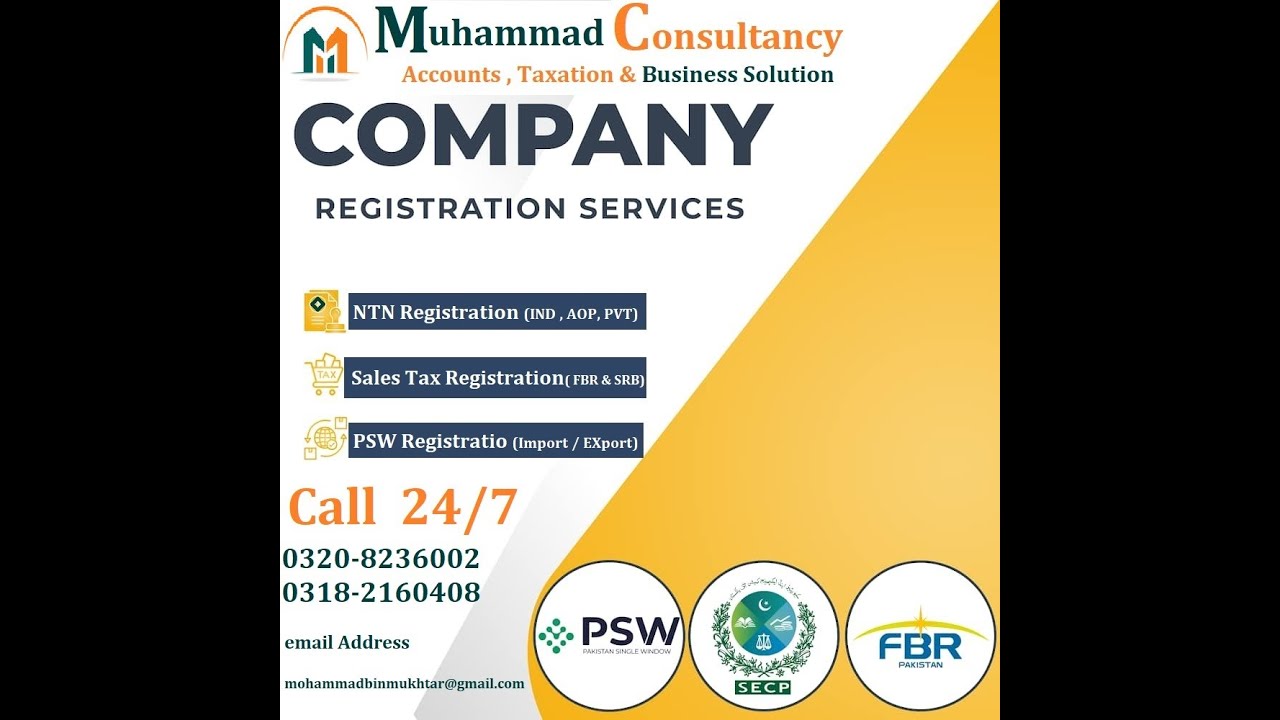 Business Solution | Income Tax , Sales Tax & PSW Registration | Sales ...