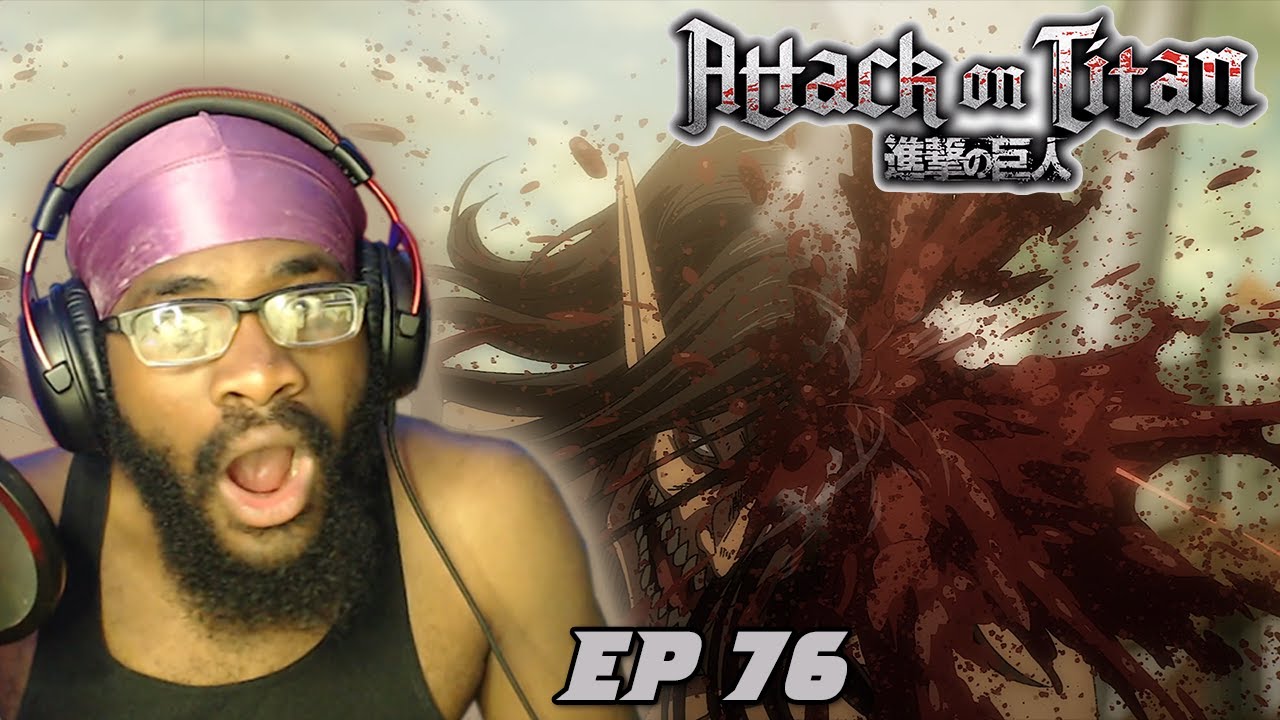 WHATS HAPPENING?! ATTACK ON TITAN SEASON 4 EPISODE 76 REACTION - YouTube