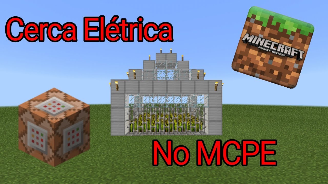 #3-Como Fazer Uma Cerca Elétrica No Minecraft PE - YouTube