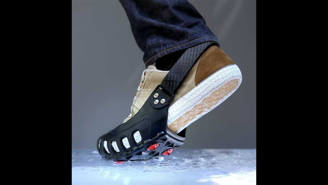 Tiger Grip Ice & Snow Overshoe - YouTube