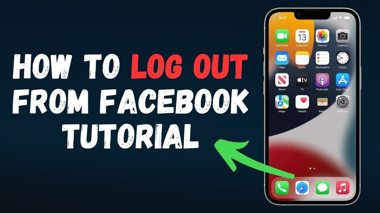 How to Logout From Facebook Tutorial (2024 Update) Full Guide - YouTube