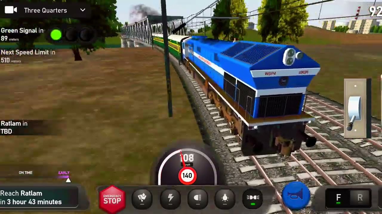Indian Train Simulator 2022 Super Heavy Traffic Gameplay | Part -1 ...