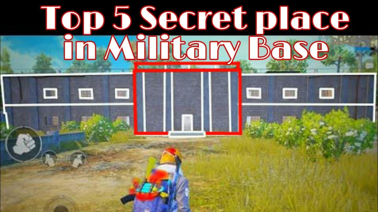Top 5 Five Secret Places in Militry Base (2020) PUBG MOBILE - YouTube
