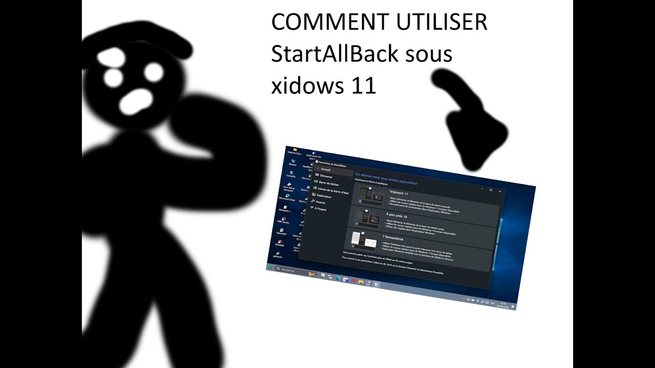 tuto comment utiliser StartAllBack - YouTube