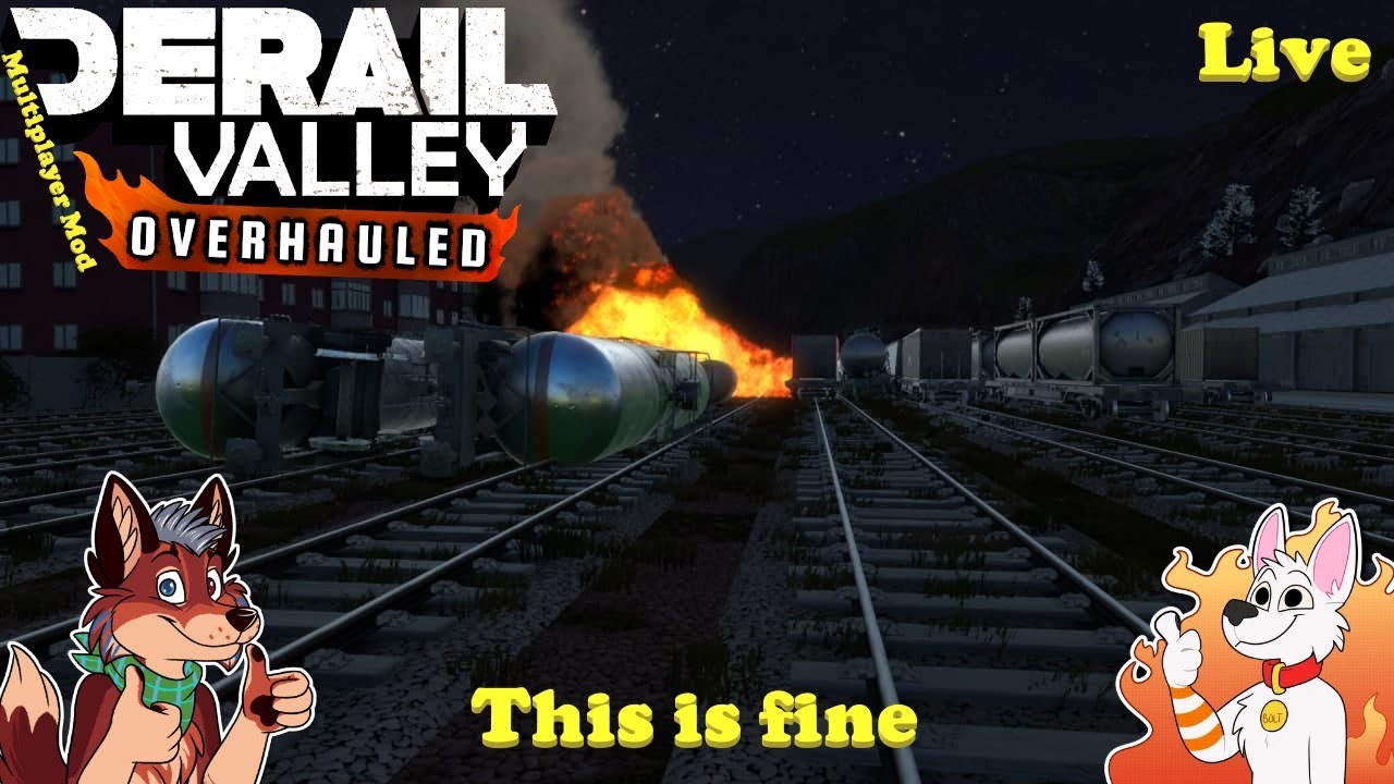 Derail Valley: Overhauled - This is fine - Multiplayer with Bolt the ...