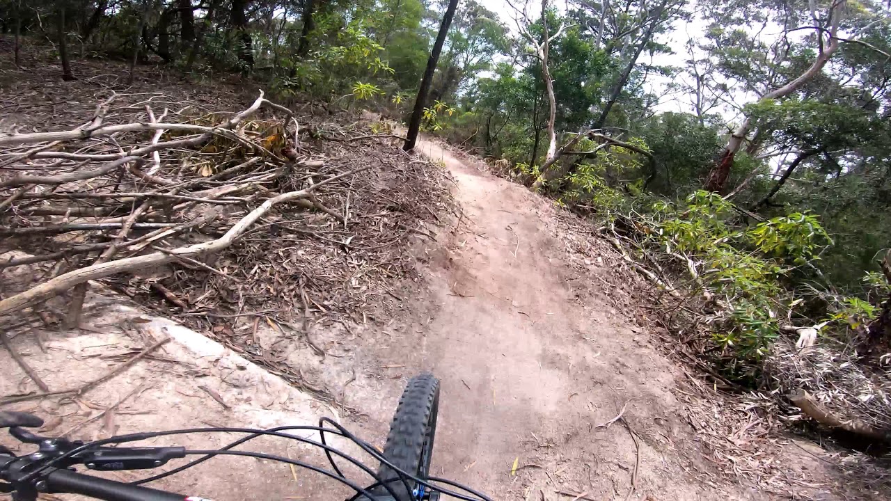 Red hill mtb deadwoods plus new section of trail... - YouTube