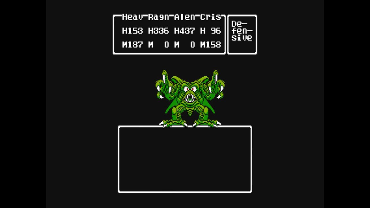 Dragon Warrior 4 - Battle with Necrosaro - YouTube