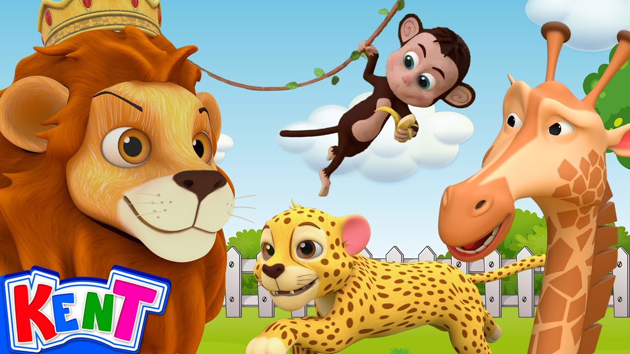 🐾🦁 Who Am I? | Guess the Animal! | Fun Jungle Song for Kids By Kent the Elephant - YouTube