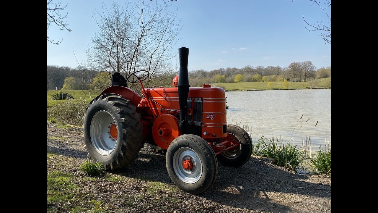 BRITISH FIELD MARSHALL SERIES 3A ORANGE TRACTOR. 1980 RESTORATION. LOW ...