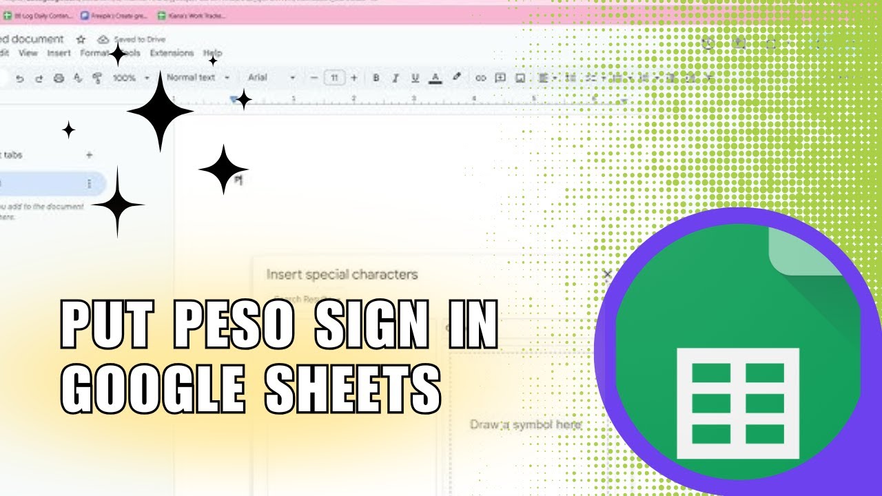 ⚡️ BEGINNER: How to put Peso Sign in Google Sheets - [ ₱ ] | for Dummies - YouTube