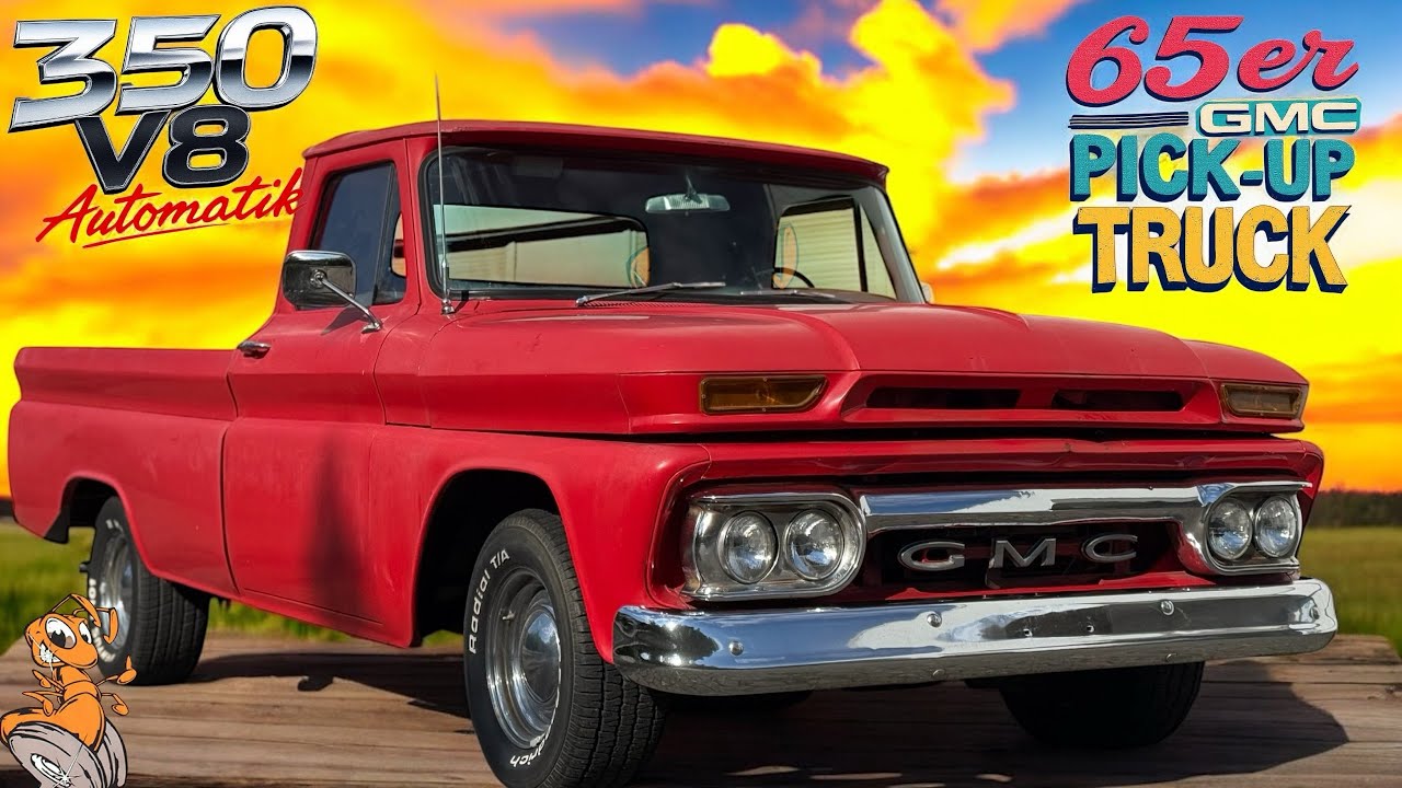 1965 GMC Pick Up Truck. Der bessere C10?! V8 Automatik fährt traumhaft. Oldschool Pick up - YouTube