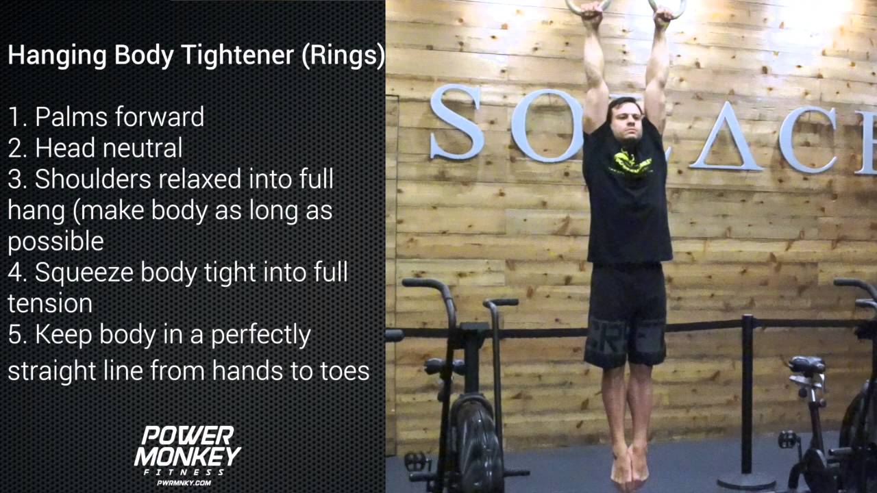 Monkey-Method: Hanging Body Tightener (Rings) - YouTube