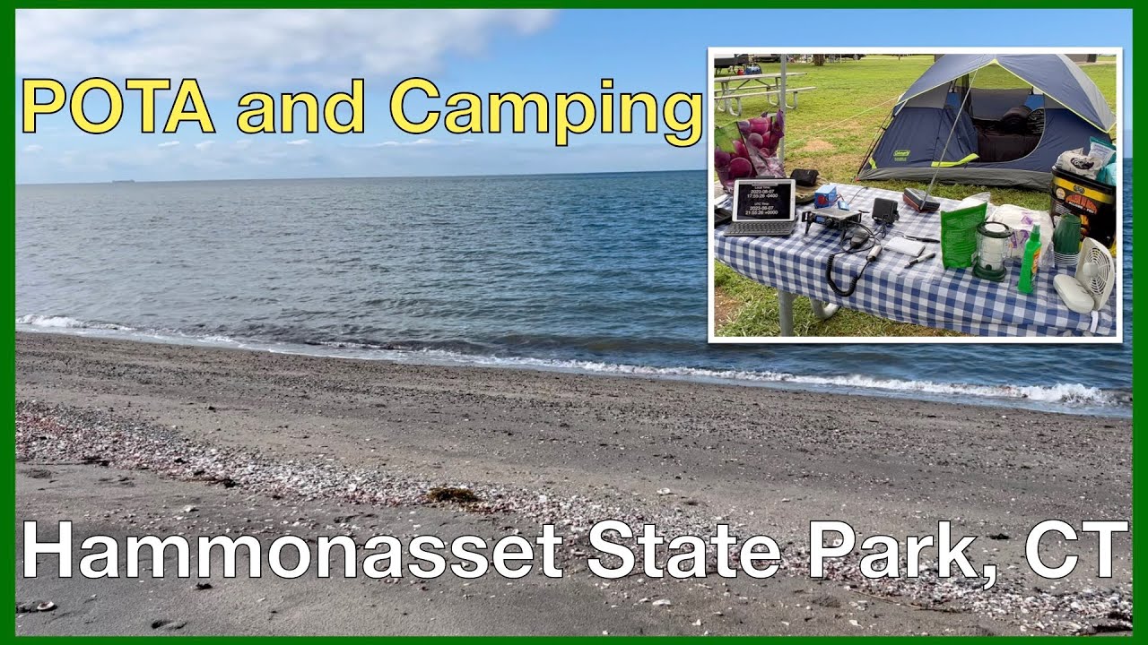 Camping and POTA first attempt! - YouTube