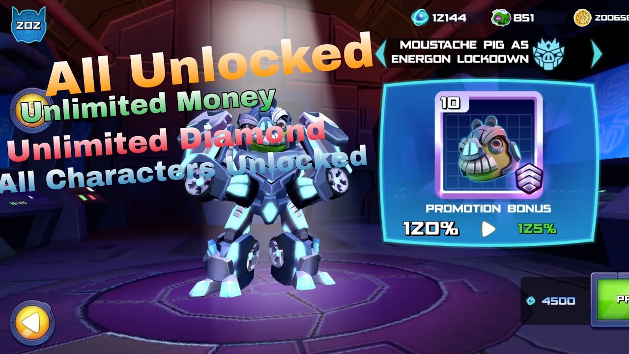 Angry Birds Transformer | Mod + Apk+ Obb | All Unlocked| Characters ...