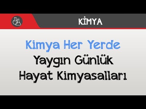 Kimya Her Yerde - Yaygın Günlük Hayat Kimyasalları