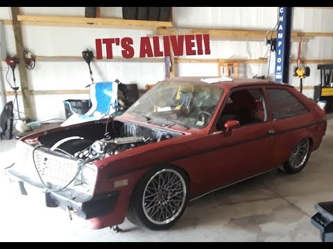V8 Chevette Update Video and 1st Start!! - YouTube