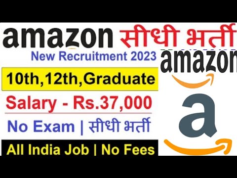 Amazon Recruitment 2023 | Work From Home Job | Amazon Job for Fresher ...