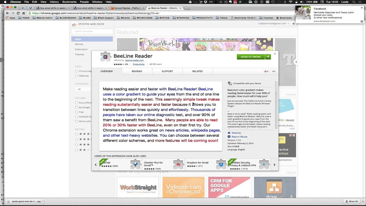 DYSLEXIA - Read online Articles faster using Chrome and Beeline Reader - YouTube