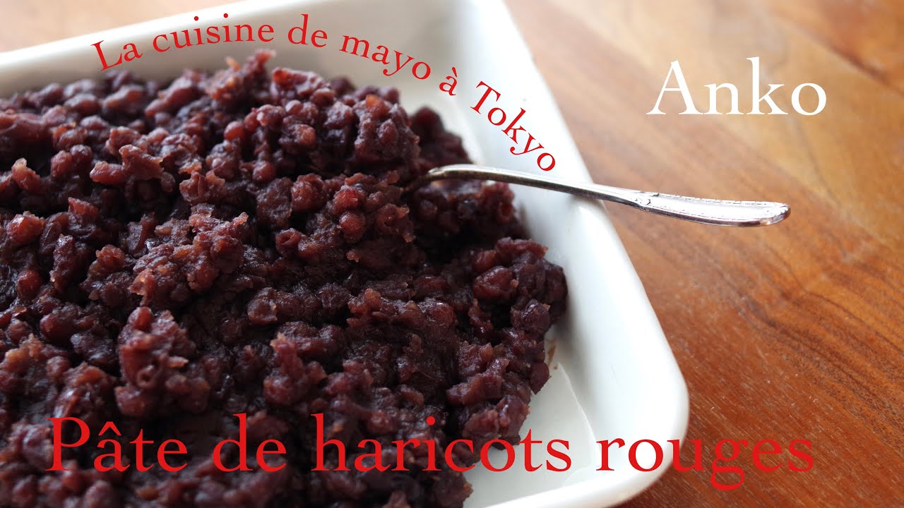 Recette de Pâte de Haricots Rouges Anko/ recette japonaise - YouTube