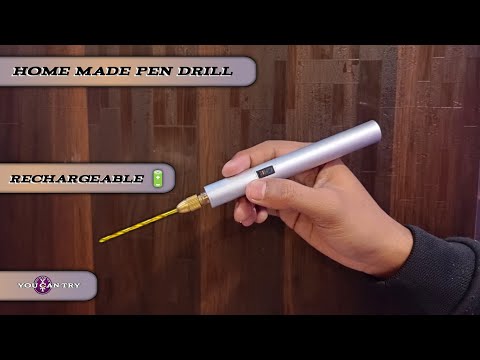World's Smallest Rechargeable Drill Machine At Home || DIY With N-20 Gear Motor ||
