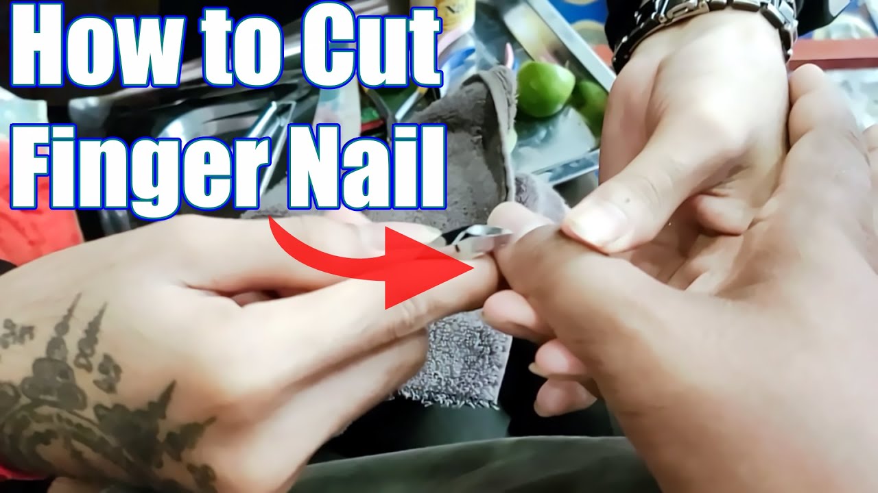 How to Cut Nail's Finger - Beauty Finger Nail - Nail Art - YouTube