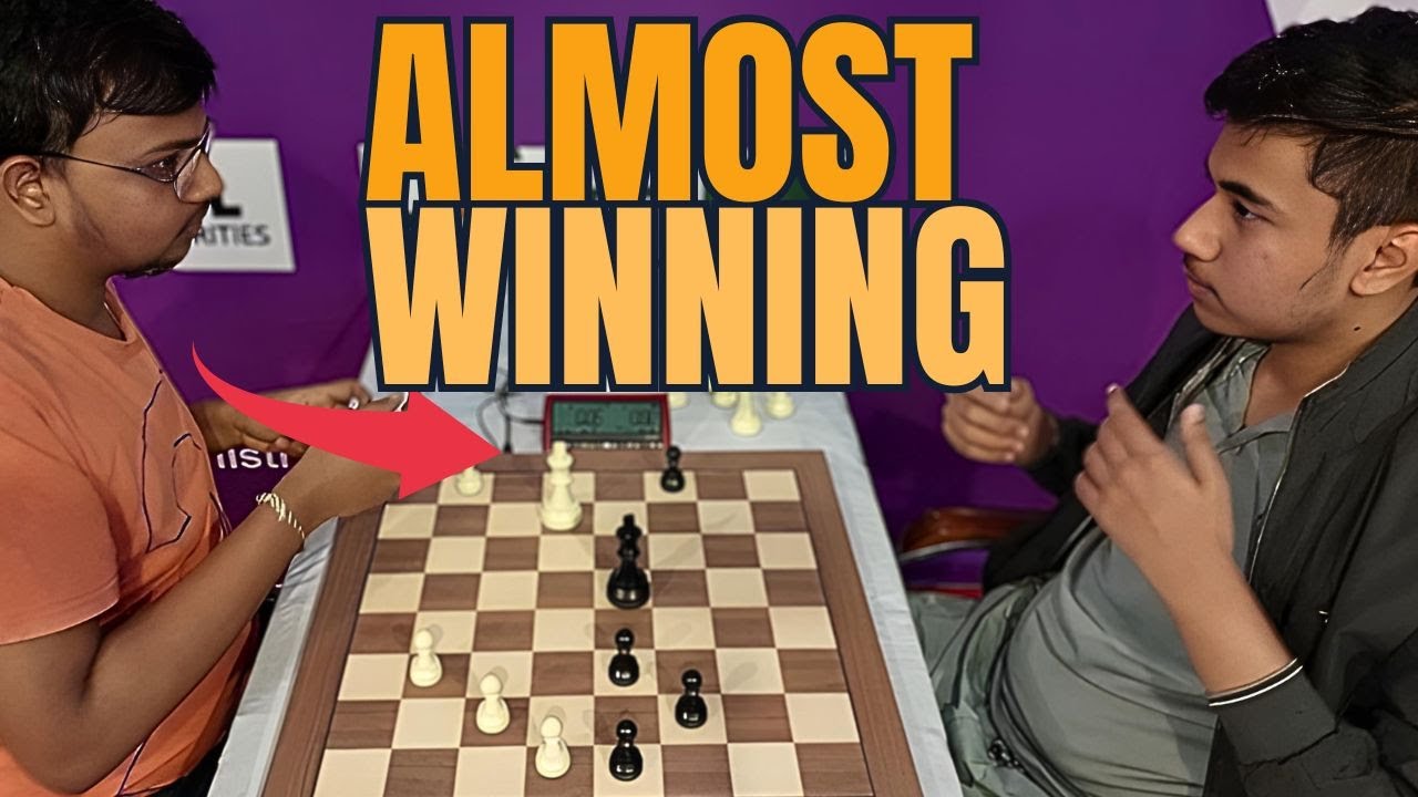 When You Almost Had It All | GM Mitrabha Guha vs IM Ayush Sharma ...