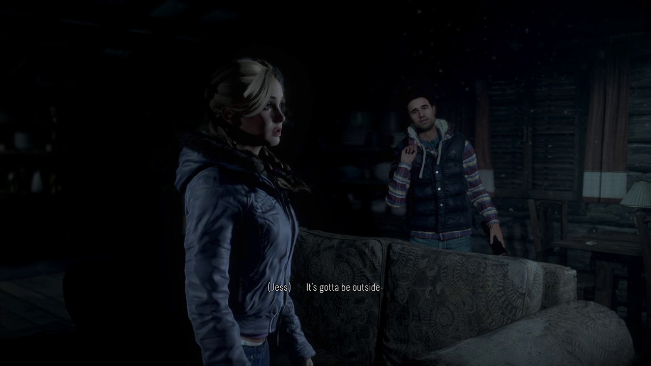 Until Dawn: Mike and Jess romance scene - YouTube