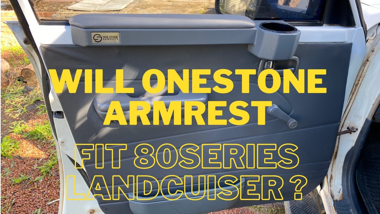 Fitting One Stone armrest in 80 series landcruiser - YouTube