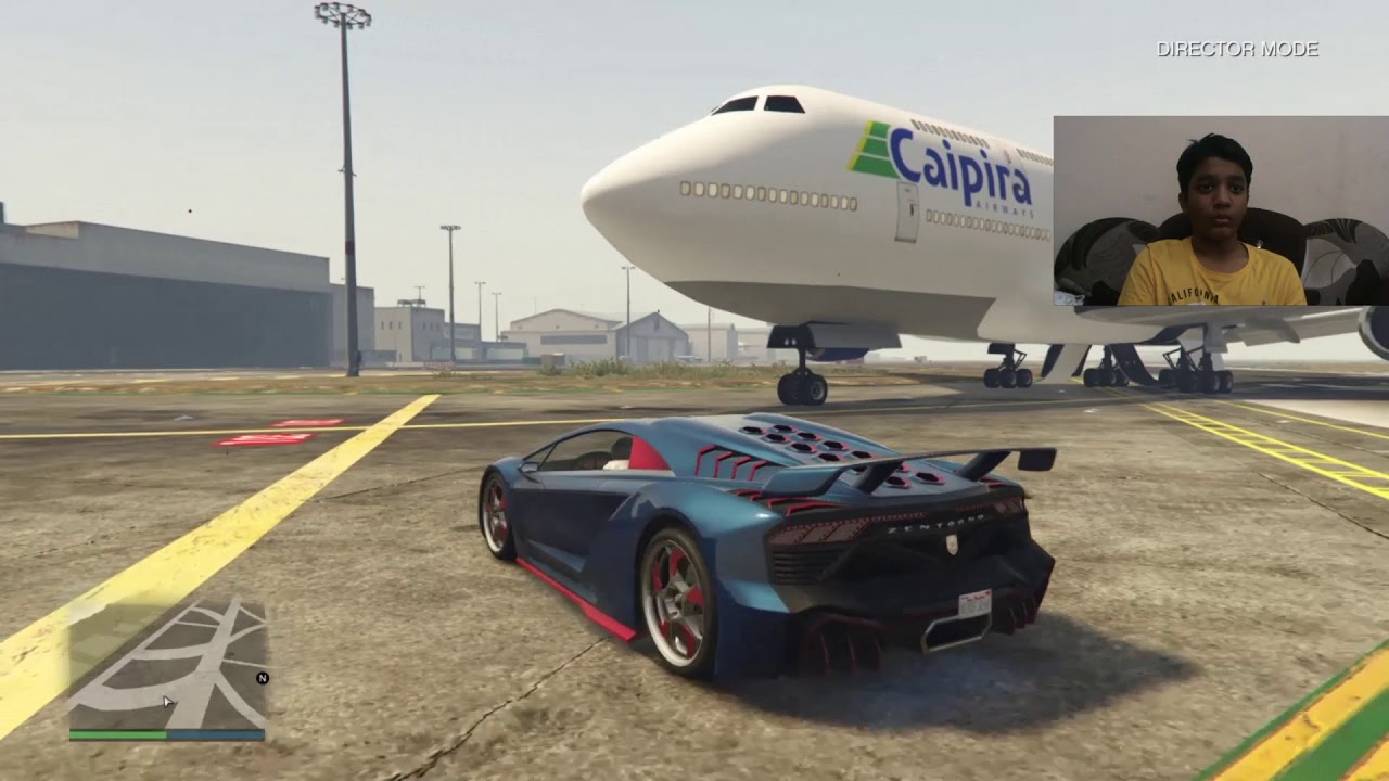 playing gta 5 as a pilot (gta 5 director mode) - YouTube