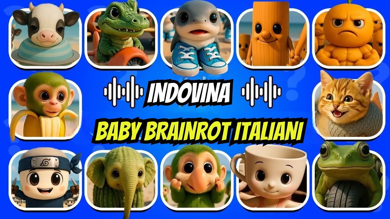 Indovina I BABY BRAINROT Dalla VOCE 🔊|Los Trallaleritos 🦈, Los ...