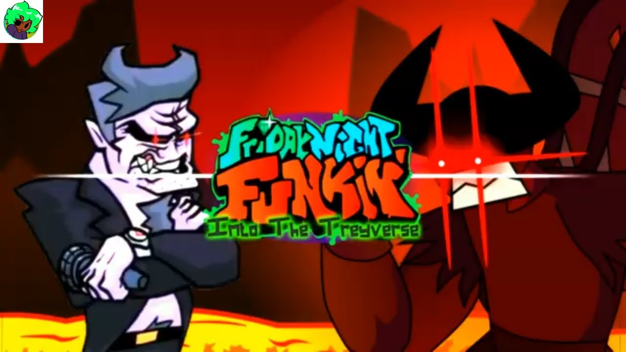 [Demon Duel] FNF Into the Treyverse V2 Freeplay song - YouTube