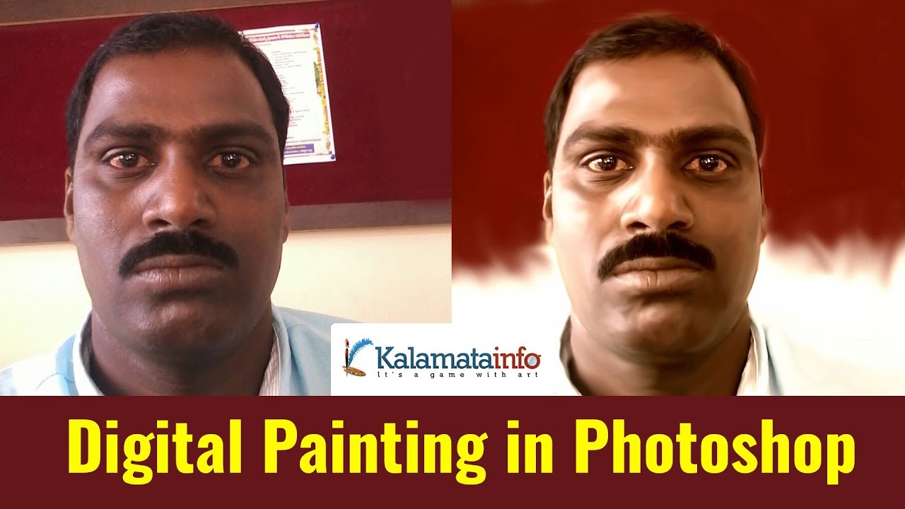 Digital Painting in Photoshop || Kalamata Info - YouTube