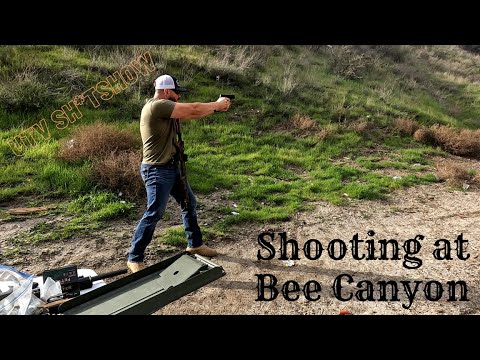 Bee Canyon range day and UTV traffic chaos - YouTube