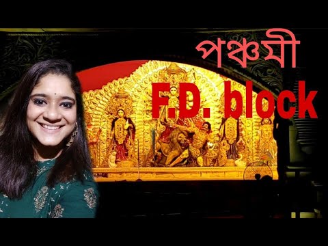 Durga Pujo 2020|Subho Ponchomi te SALT LAKE FD BLOCK AR MOMO I AM ...
