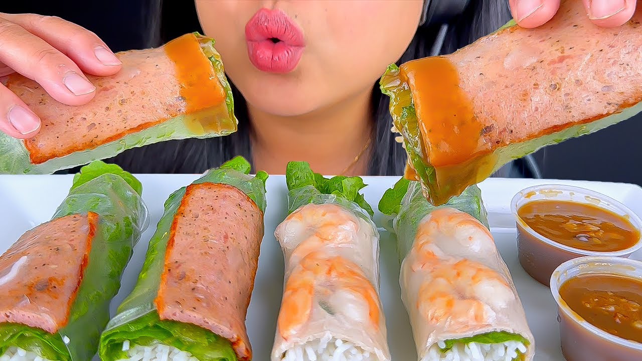 ASMR SPRING ROLLS - YouTube