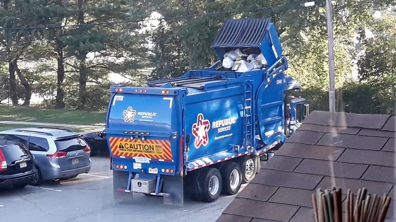 Republic Services Front Loader #1248 (Part 3) - YouTube