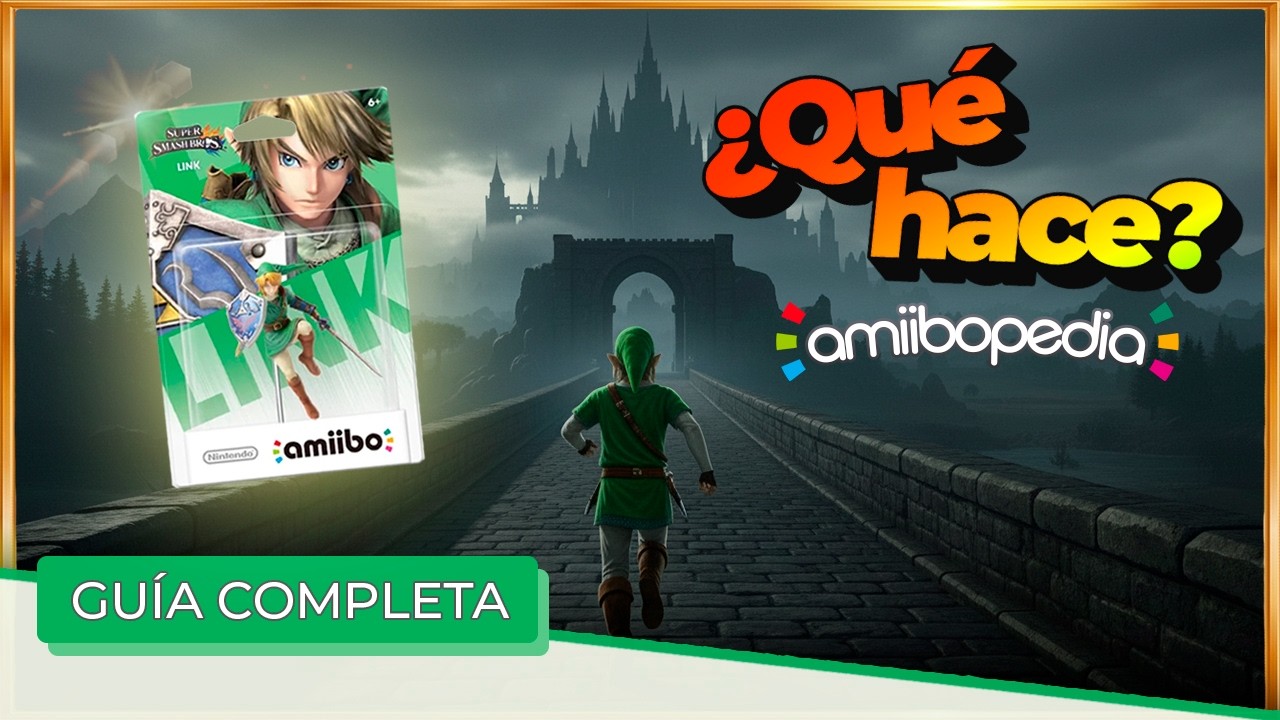 Link 🛡🗡 ¿Qué hace? | Amiibo | Super Smash Bros. | The Legend Of Zelda ...
