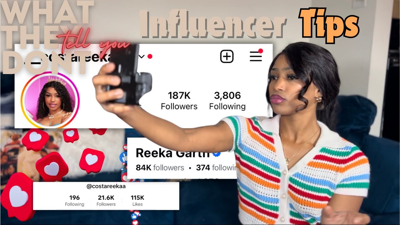 Influencer Tips | What They don't Tell you | Equipment, How To Grow ...