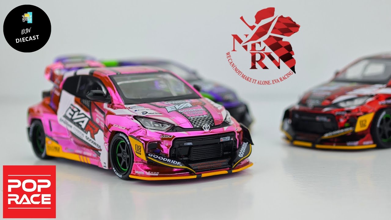 Pandem GR Yaris EVA RT Custom Type 08 by Pop Race 1/64 | UNBOXING and ...