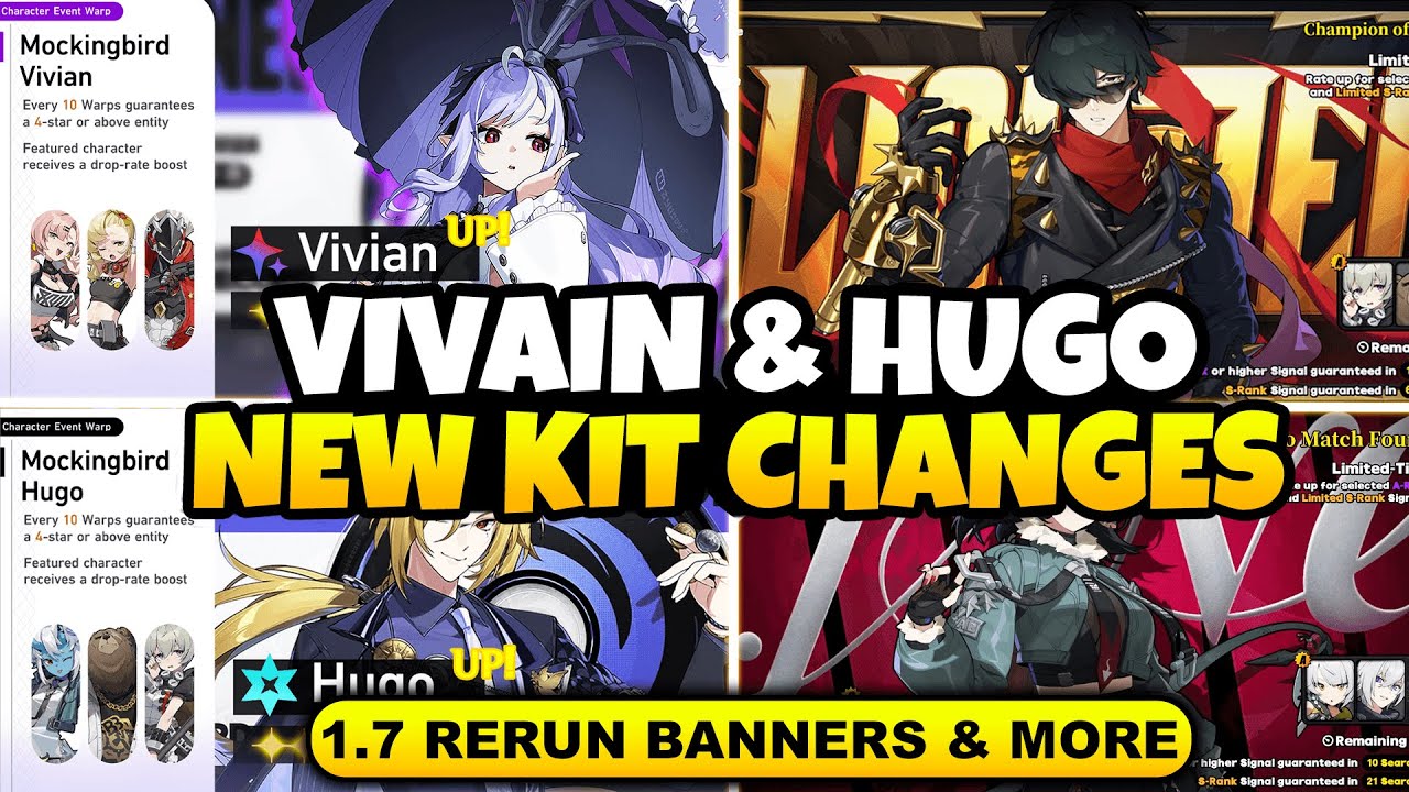 NEW UPDATE! VIVIAN & HUGO NEW KIT & W-ENGINE CHANGES | 1.7 RERUN ...