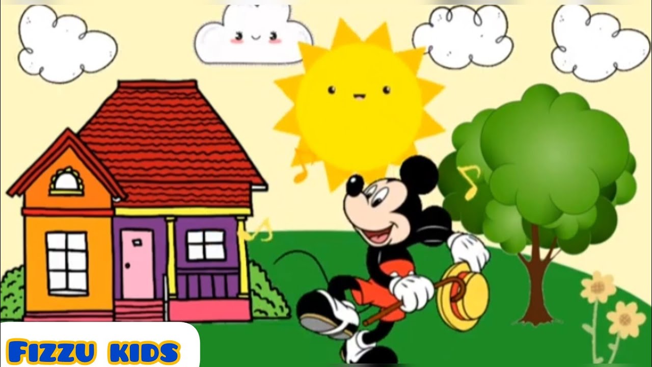Mickey Mouse | Mickey Mouse Dance | Nursery Rhymes | Fizzu kids | - YouTube