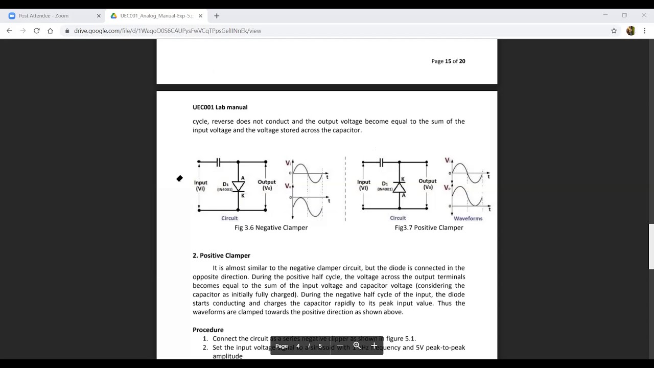 ECE Lab5: Experiment 4: Clampers - YouTube