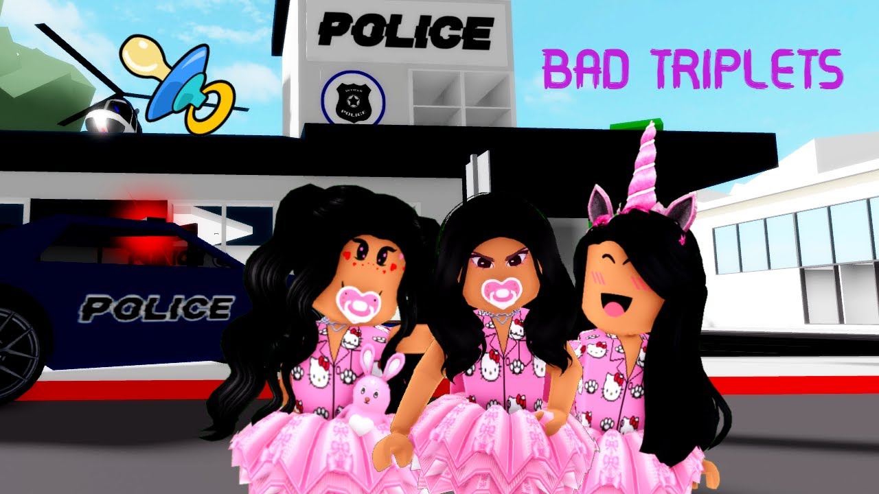 WE BECAME TRIPLETS AND TOOK OVER BROOKHAVEN! -BAD BABIES EP3 - YouTube