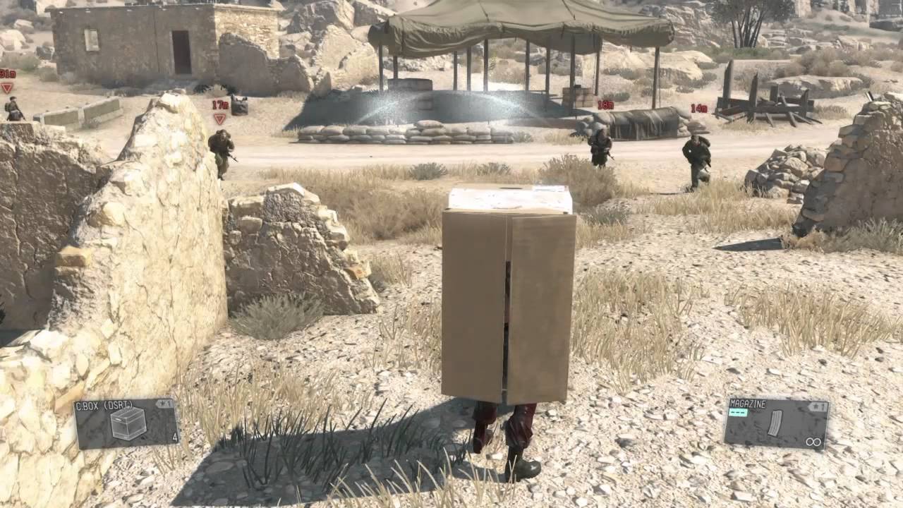 MGS V card board box - YouTube