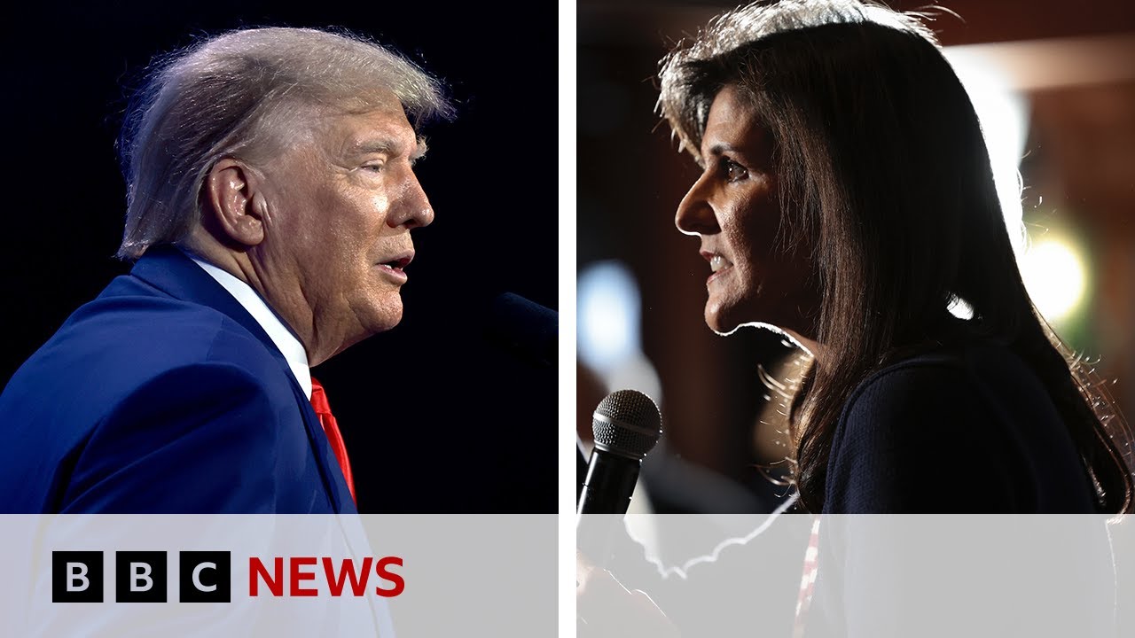 Donald Trump and Nikki Haley battling to become Republican presidential ...