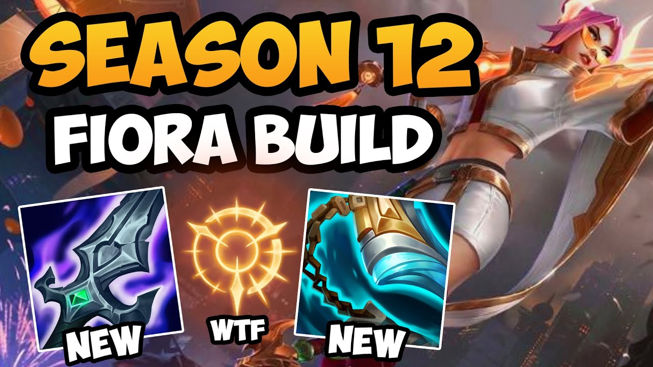 Most OP Fiora Build for Season 12 - YouTube